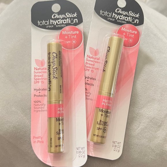 CHAPSTICK | Makeup | 2x Total Hydration Pretty In Pink Moisture Tint ...